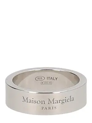 MAISON MARGIELA Logo Ring - Grey