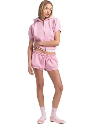 SKIMS Cotton Fleece Bubble Hem Short - Halite