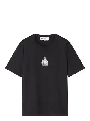 LANVIN Graphic-print T-shirt - Black