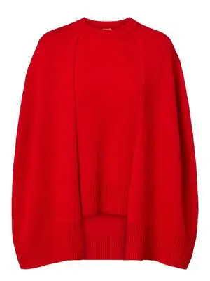 TOTEME Cashmere Poncho - Red