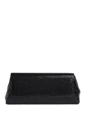 WHITING & DAVIS Romy Clutch - Black