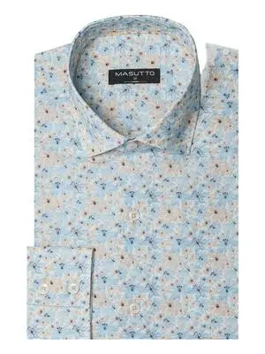 MASUTTO Ryan Print Button-up Long Sleeve Shirt - Multicolor