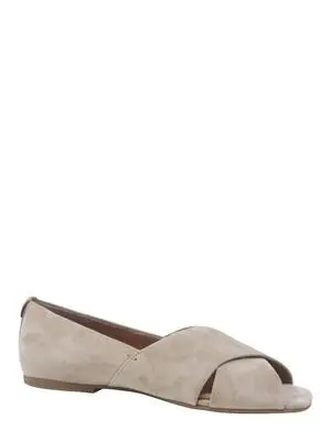 Gentle Souls Whoebe Flat Mushroom Suede