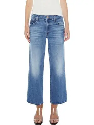 MOTHER The Maven Mid-rise Ankle Wide Leg Jeans - All Your Eggs In One Basket