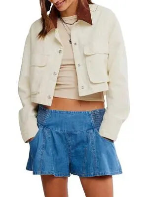Free People We The Free Martha Workwear Jacket - Tofu