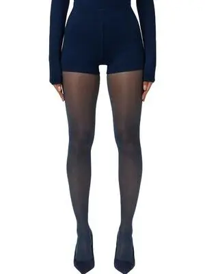 Naked Wardrobe Sculpting Hot Shorts - Navy Blue