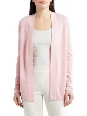 Anne Klein Open Front Cardigan - Rose Water