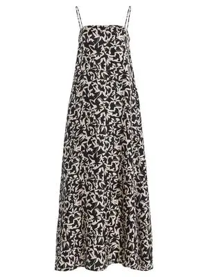 ASCENO Melfi Flared Maxi Dress