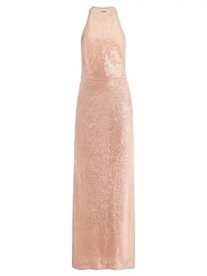 Staud Bree Sequined Gown - Pink