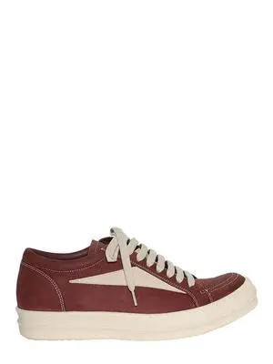Rick Owens Concordians Vintage Low Sneakers - Red