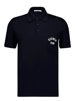 Givenchy Front Pocket Polo Shirt - Blue