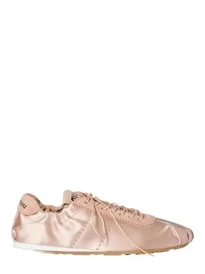 Miu Miu Plume Raso Sneaker - Pink