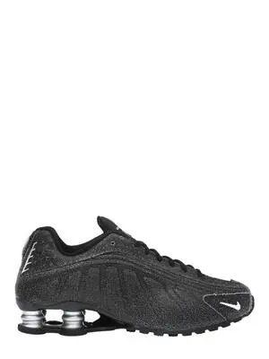 Nike Shox R4 Distressed Leather - Black
