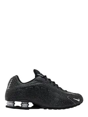 Nike Shox R4 Distressed Leather - Black