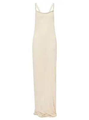 Rick Owens Sleeveless Jersey Maxi Dress - Sand