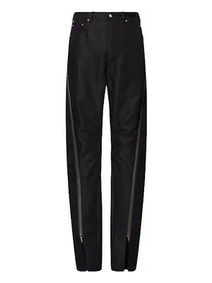 Rick Owens Bolan Banana Cotton-blend Trousers - Black