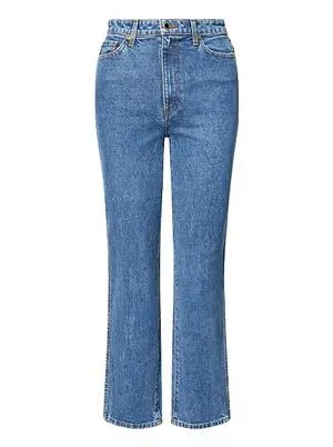 Khaite Abigail Straight-leg Denim Jeans - Boone