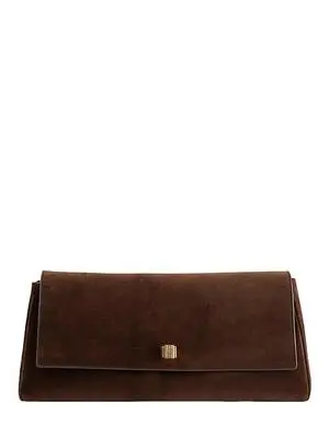 KHAITE Audrey Leather Clutch