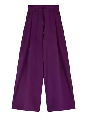 Dries Van Noten Loose Trousers - Purple