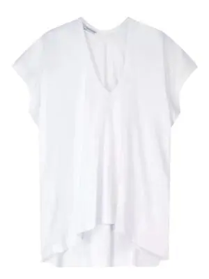 Dries Van Noten V-neck T-shirt - White
