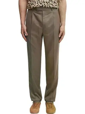 WACKO MARIA Pleated Trousers - Brown
