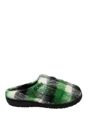 SUBU Plaid Slippers - Green