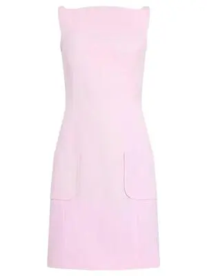 Patou Pocket Strap Mini Dress - Pink