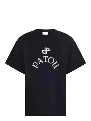 PATOU Logo Short-sleeve T-shirt - Black