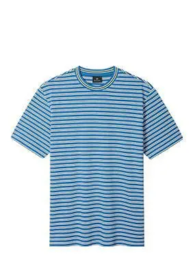Paul Smith Stripe T-shirt - Blue