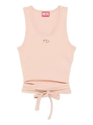 DIESEL Cotton Tank Top - Pink