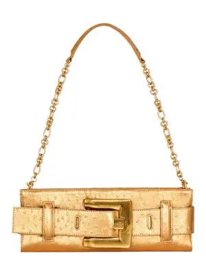 Balmain Anthem Clutch - Gold