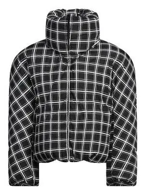 Marni Checked Puffer Jacket - Black