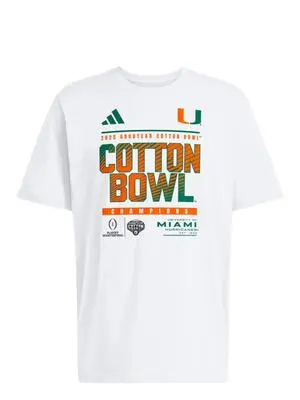 Adidas Miami Hurricanes House Of Blanks T-shirt - White / Ncaa-mia-77a
