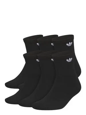 Adidas Originals Trefoil 2.0 Quarter Socks 6-pack - Black