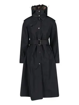 Burberry Technical Car Coat - Black
