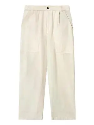 MARANT Ilyan Cotton Trousers - Neutrals