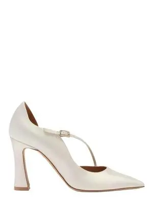 MALONE SOULIERS Bettina Buckle Pumps - White