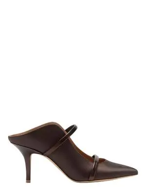 MALONE SOULIERS Maureen Strap-detail Mules - Brown