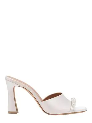 MALONE SOULIERS Roxanne Embellished Sandals - White