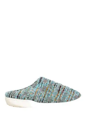 SUBU Textured Slip-on Slippers - Blue