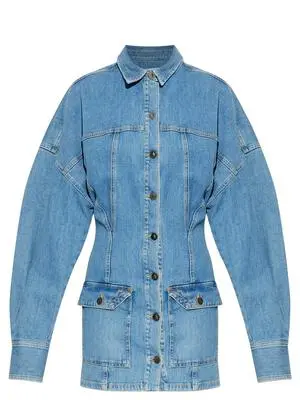 Attico Denim Mini Dress - Blue
