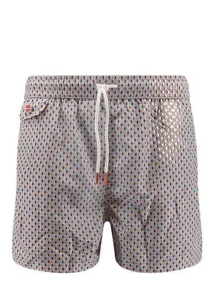 Kiton Nylon Swim Trunks - Beige