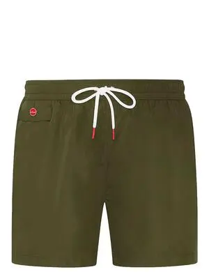 Kiton Nylon Swim Trunks - Green