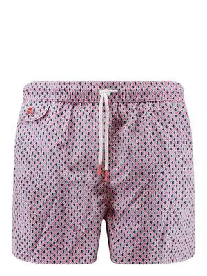 Kiton Nylon Swim Trunks - Pink
