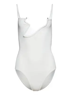 Christopher Esber Odessa Arced Knitted Bodysuit - White