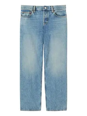 Gucci Stone Washed Denim Jeans - Blue