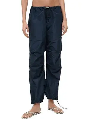 Staud Dash Silk Blend Pants - Black