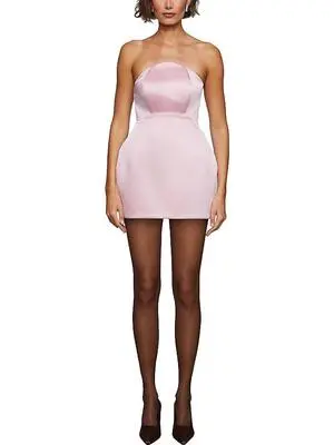 ET OCHS Jaxon Corseted Mini Dress - Elderberry