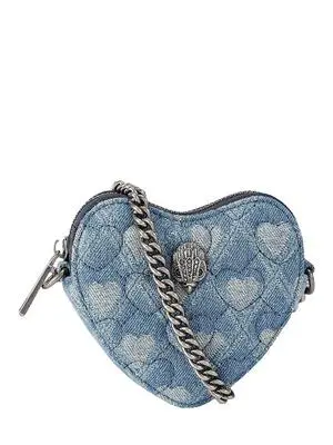 Kurt Geiger Micro Heart Crossbody - Dark Blue