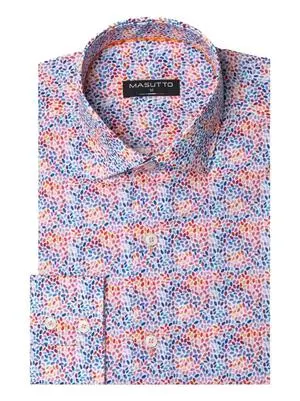 MASUTTO Bitto Print Button-up Long Sleeve Shirt - Multicolor